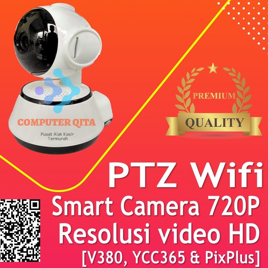 Jual PTZ Wifi Smart Camera 720P Q6 - Kamera CCTV Baby Cam ( V380 ...