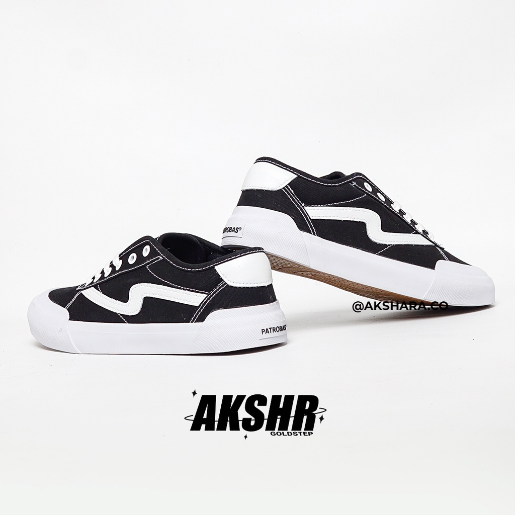 Jual PATROBAS-Sepatu Patrobas New Ivan Warna Black White Unisex ...
