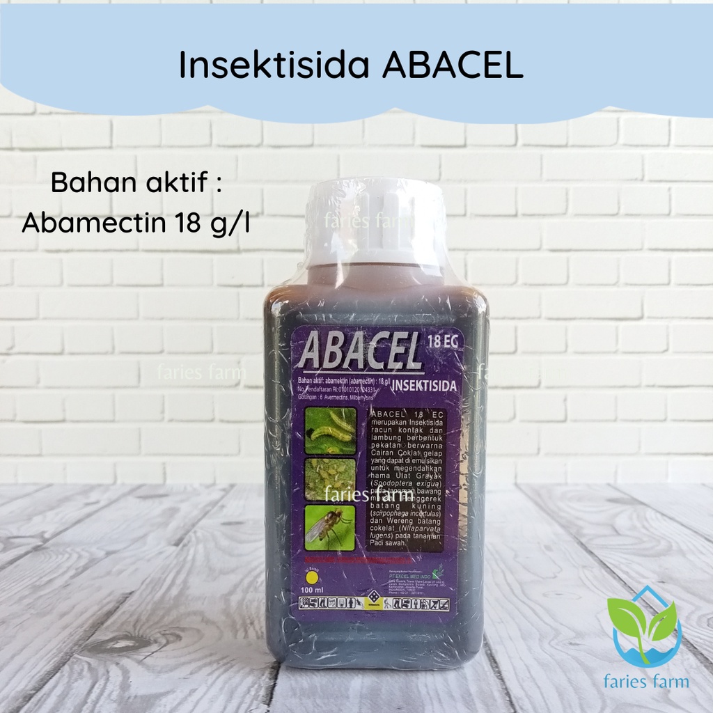 Jual Insektisida Abamectin ABACEL 18 EC 100 mL Pestisida Hama Kutu ...