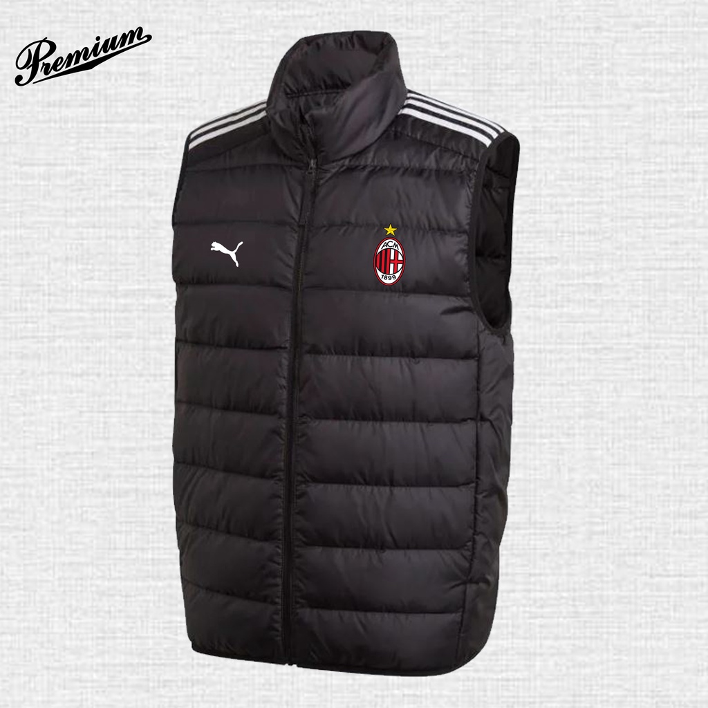 Jual Rompi Taslan Logo Ac Milan Original / Vest Pelindung dada / Rompi ...