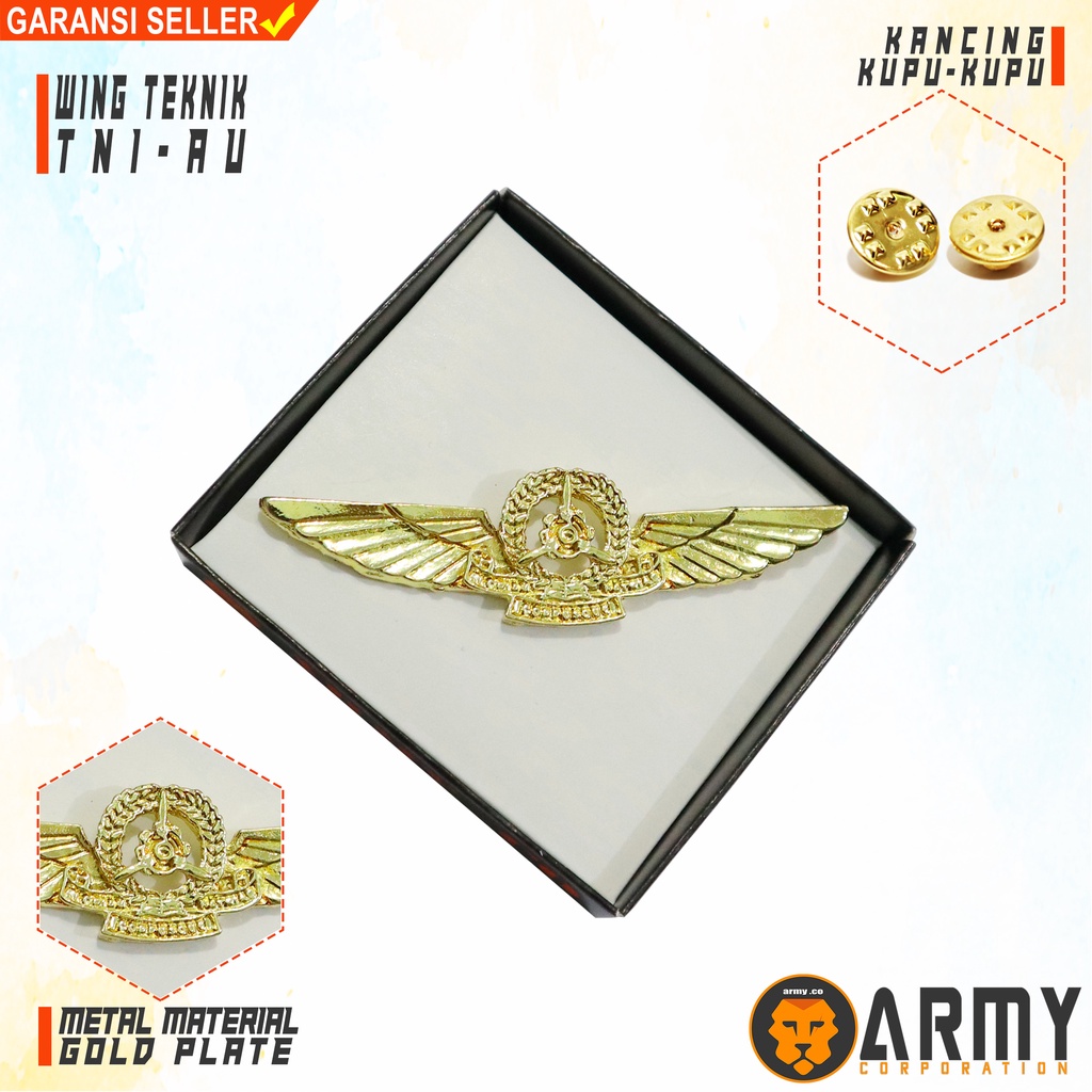 Jual wing teknik tni au | Shopee Indonesia