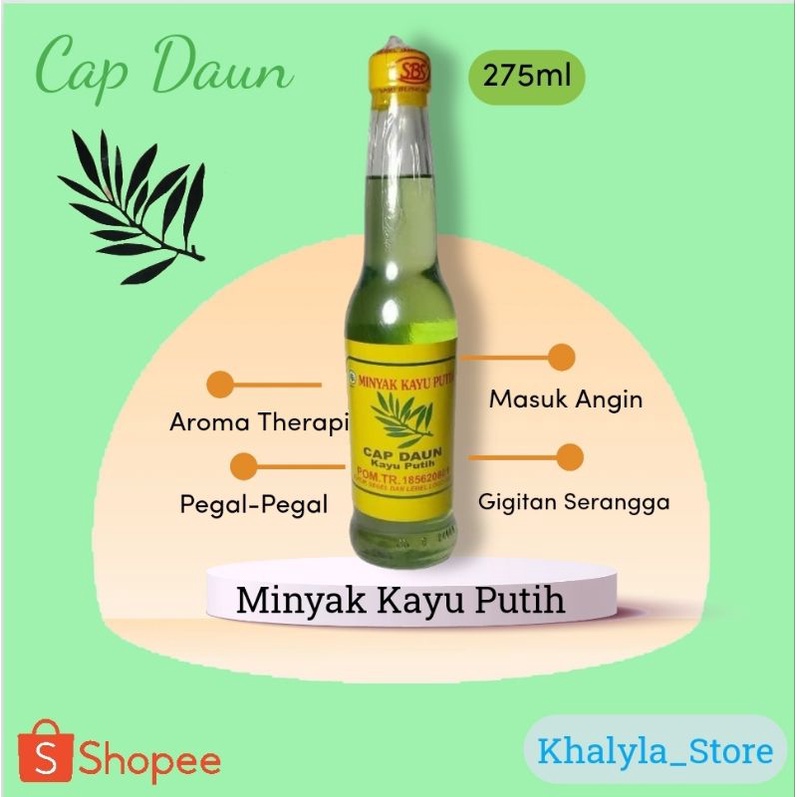 Jual Minyak Kayu Putih Cap Daun 275ml | Shopee Indonesia