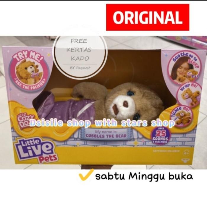 Jual Little Live Pets Cozy Dozy Cubbles The Bear Original / Boneka ...