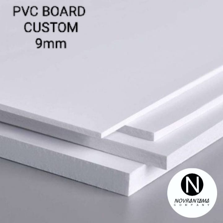 Jual PVC Board/ PVC Foam Board 9mm Custom Harga /cm2. Custom PVC 9mm ...