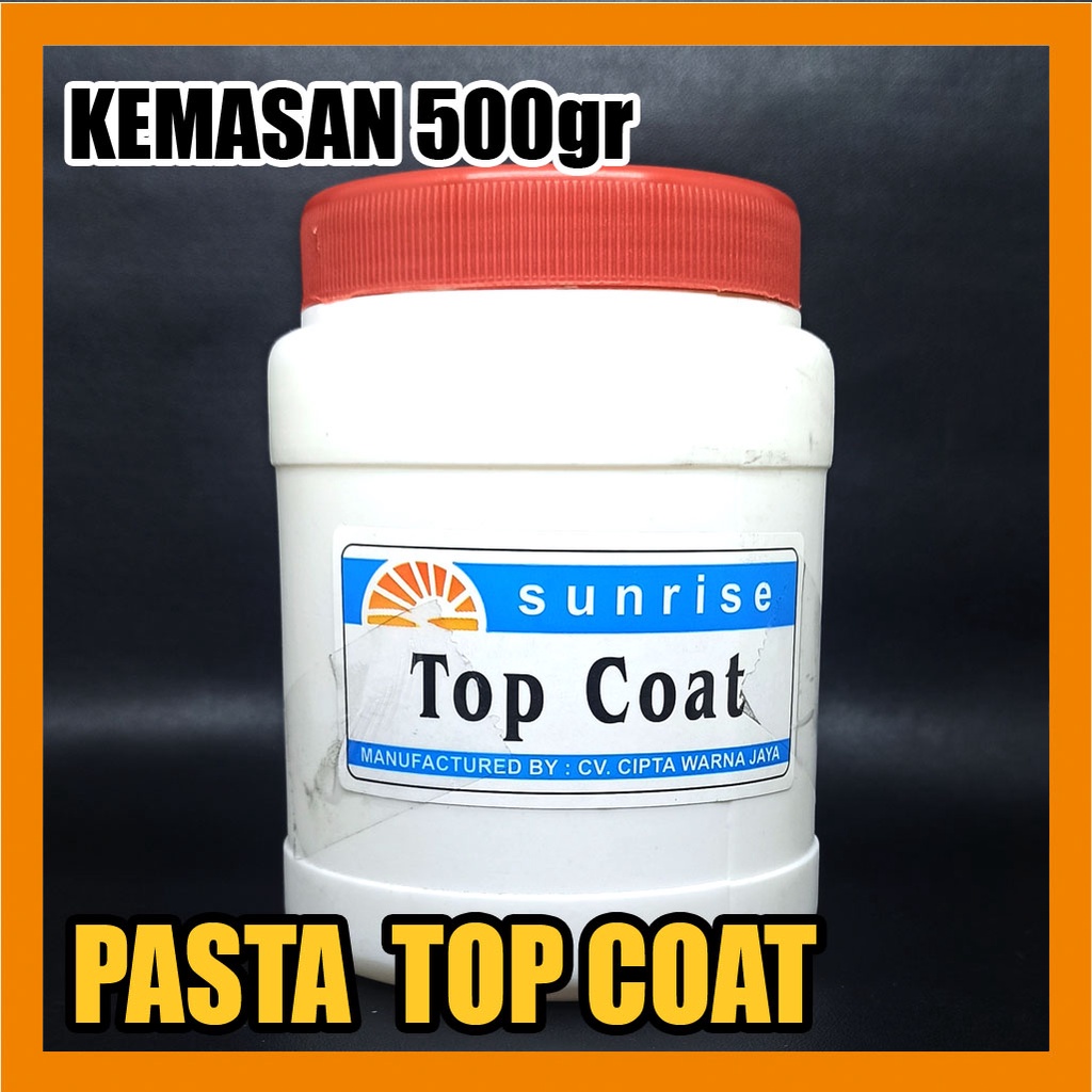 Jual Pasta Sablon Top Coat Sunrise 500g | Shopee Indonesia