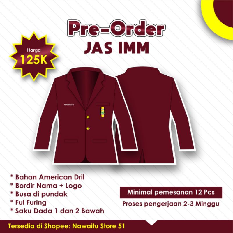 Jual Jas/Almamater IMM | Shopee Indonesia