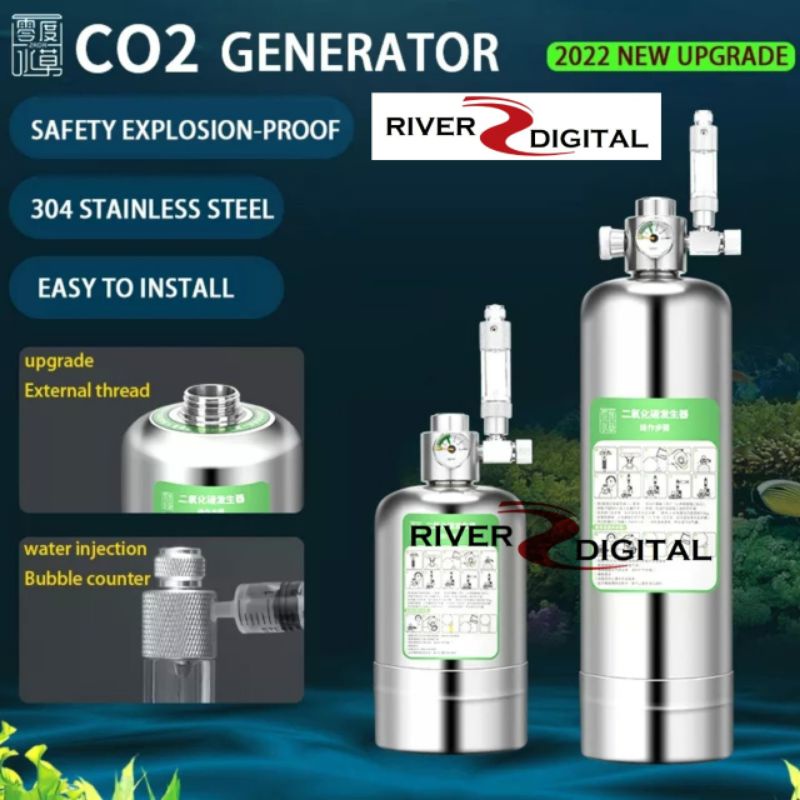 Jual WYIN ZRDR X VERSION Tabung Co2 Cylinder 4L Stainless Generator Cisod | Shopee Indonesia