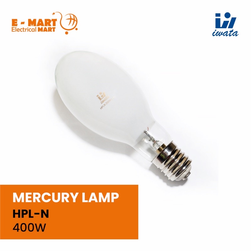 Jual MERCURY LAMP HPL-N 400w PUTIH IWATA / LAMPU MERKURI HPL-N 400w ...