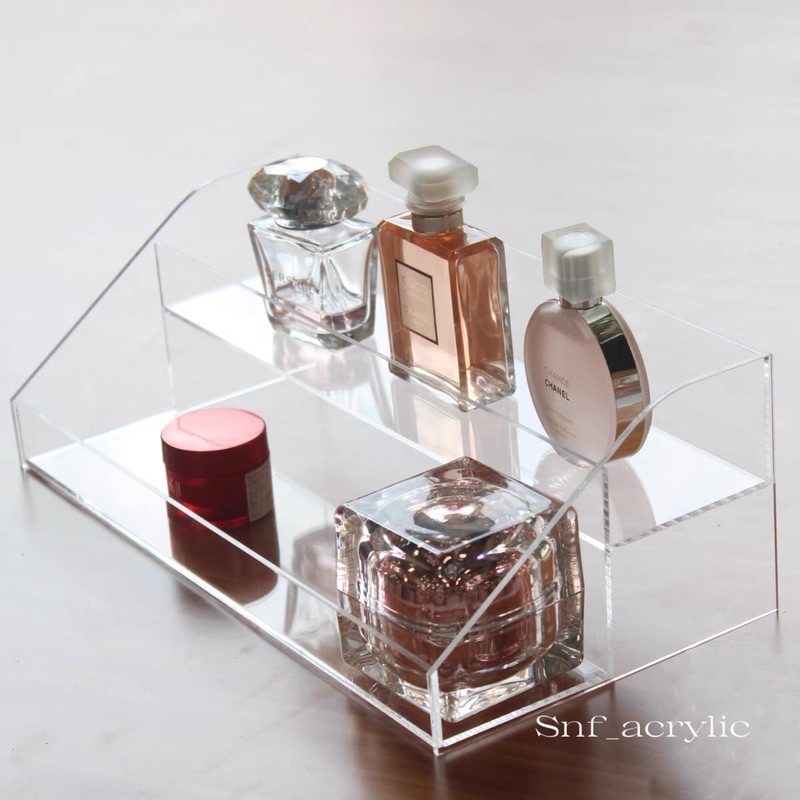 Jual Akrilik Makeup organizer bahan Tebal / Orgnizer Serbaguna ...