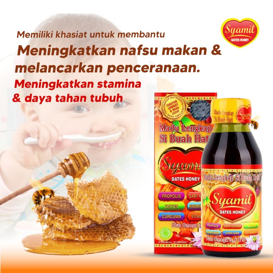 Jual Syamil Dates Honey Anak - Madu Anak Dates Honey - Madu pertumbuhan ...