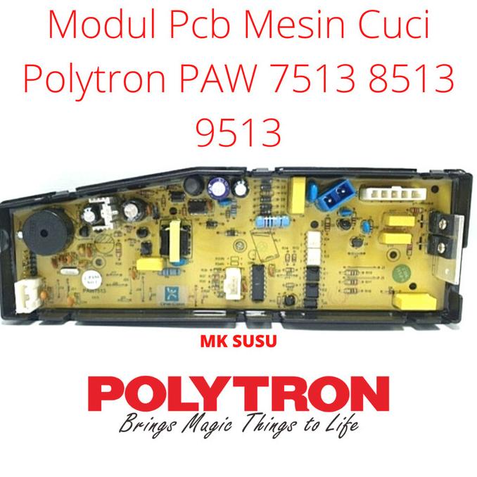 Jual Modul Pcb Mesin Cuci Polytron Paw 7513 8513 9513 | Shopee Indonesia