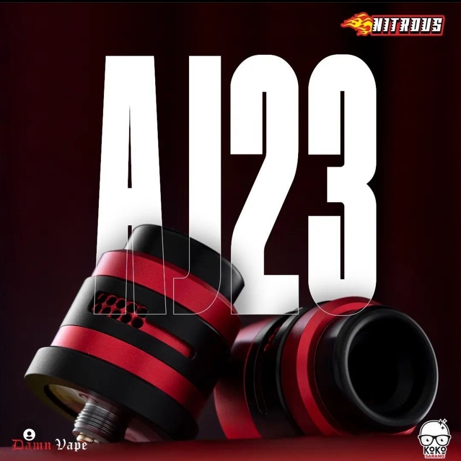 Jual NITROUS AJ22 NITROUS RDA DUAL CAP ONLY AUTHENTIC | Shopee Indonesia