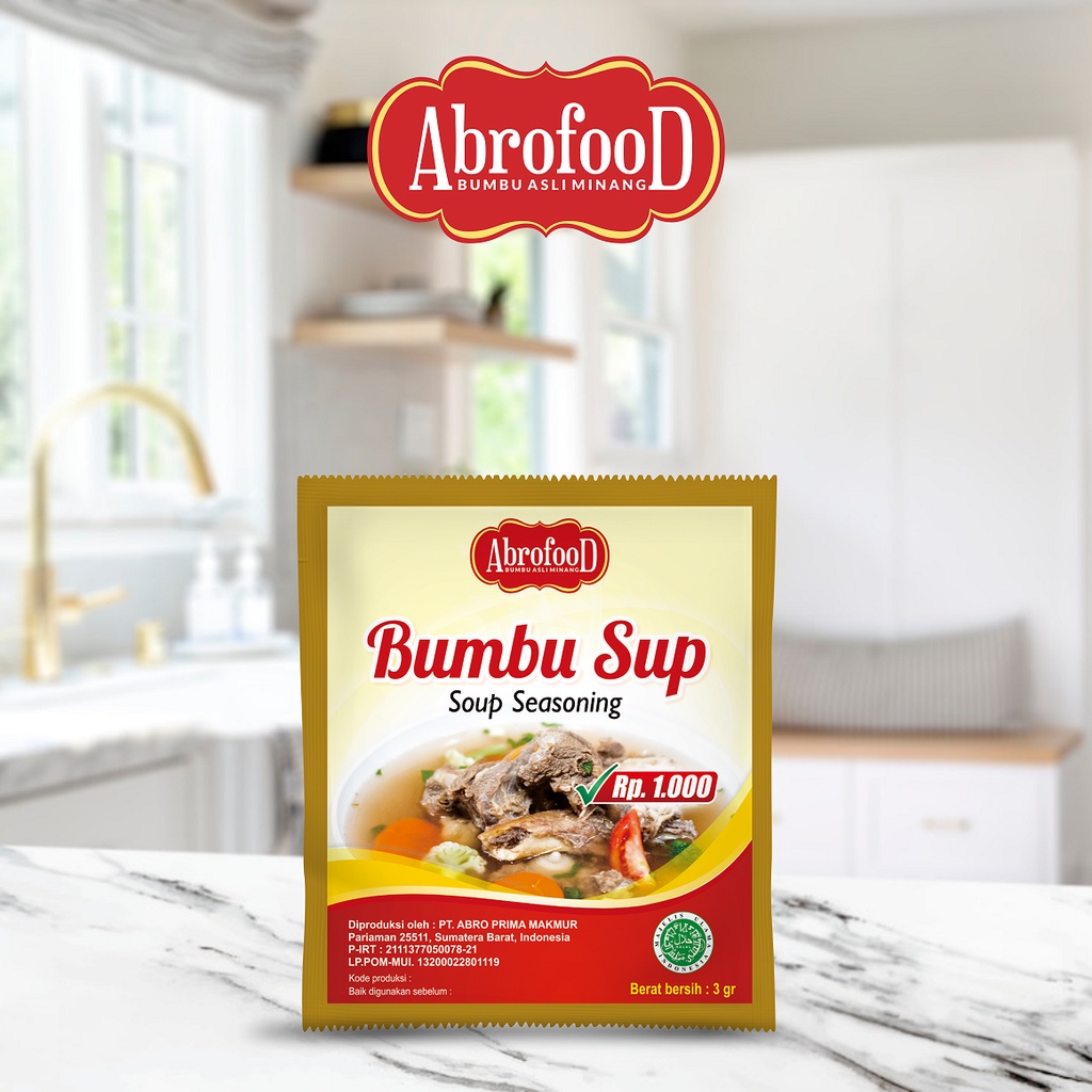 Jual Bumbu Sup Abrofood 1000 - Renteng (12 Pcs) | Shopee Indonesia