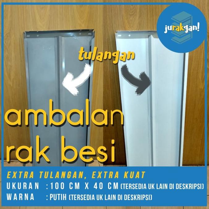 Jual Plat Besi Siku Lubang / Ambalan / Hambalan / Shelfing Putih ...