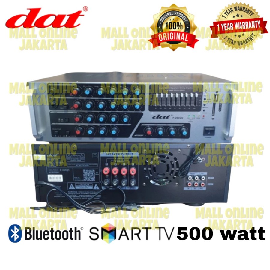 Jual Power ampli dat 203 original amplifier p203qu equalizer p 203qu ...