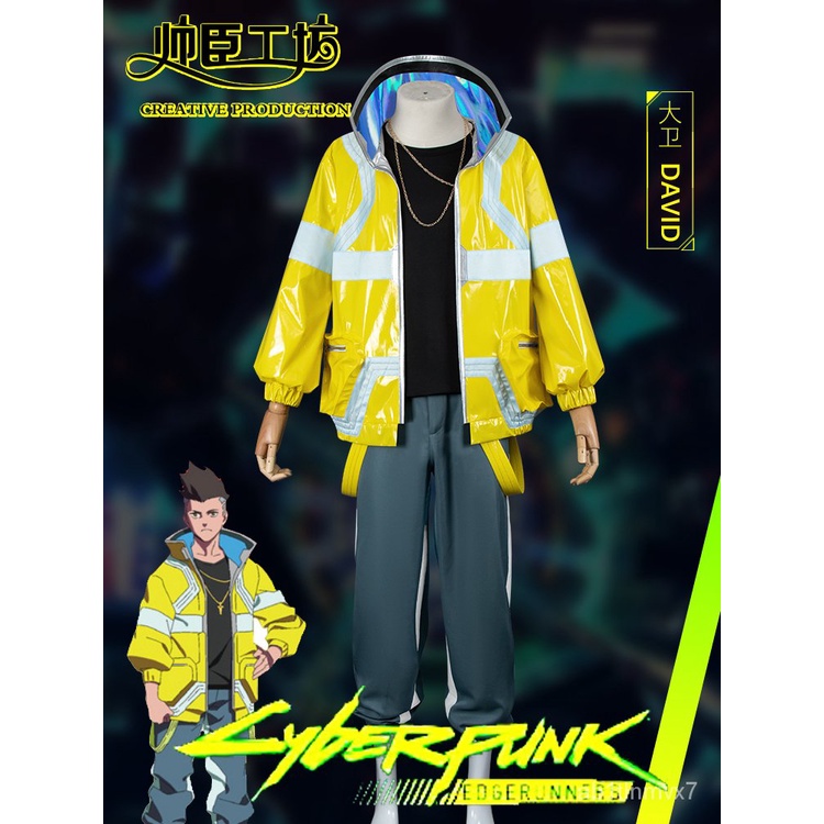 Jual Anime Cyberpunk Edgerunners David Martinez Cosplay Costume Stand ...