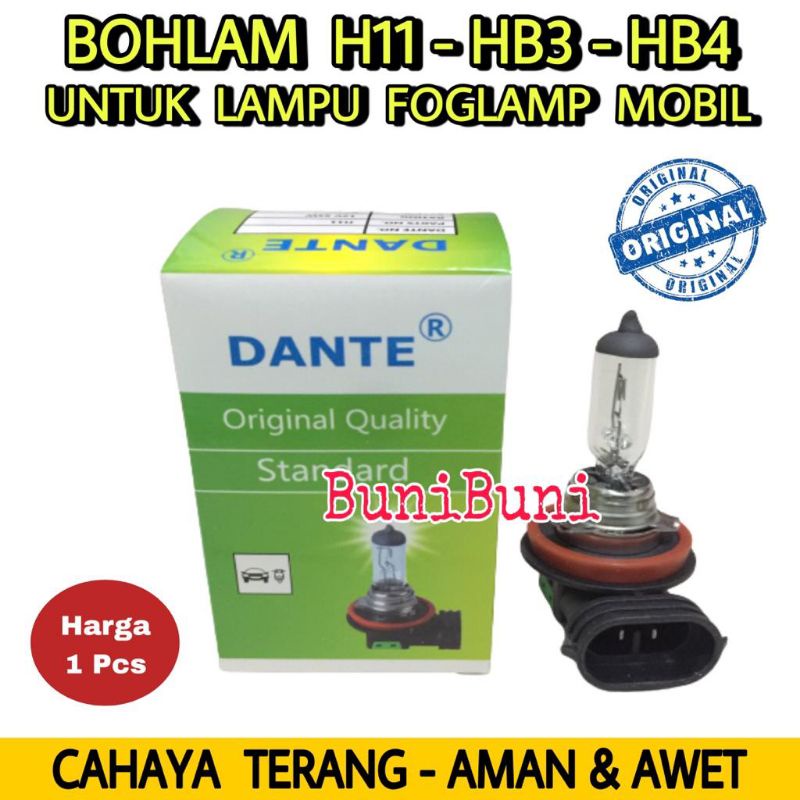 Jual Bohlam Lampu Halogen H11 / HB3 9005 / HB4 9006 Untuk Lampu Kabut ...