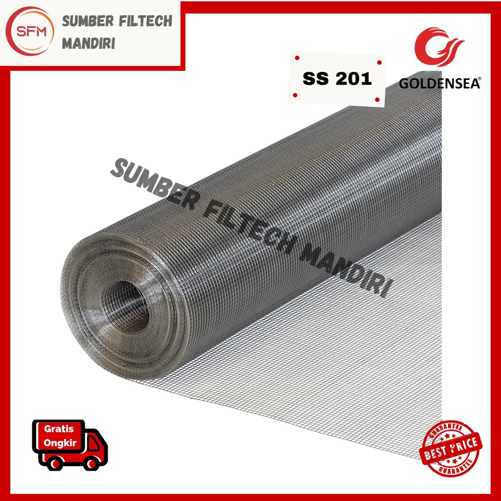 Jual Kawat Nyamuk Stainless Steel (201) Goldensea Wire Mesh 16 x 0.28mm ...