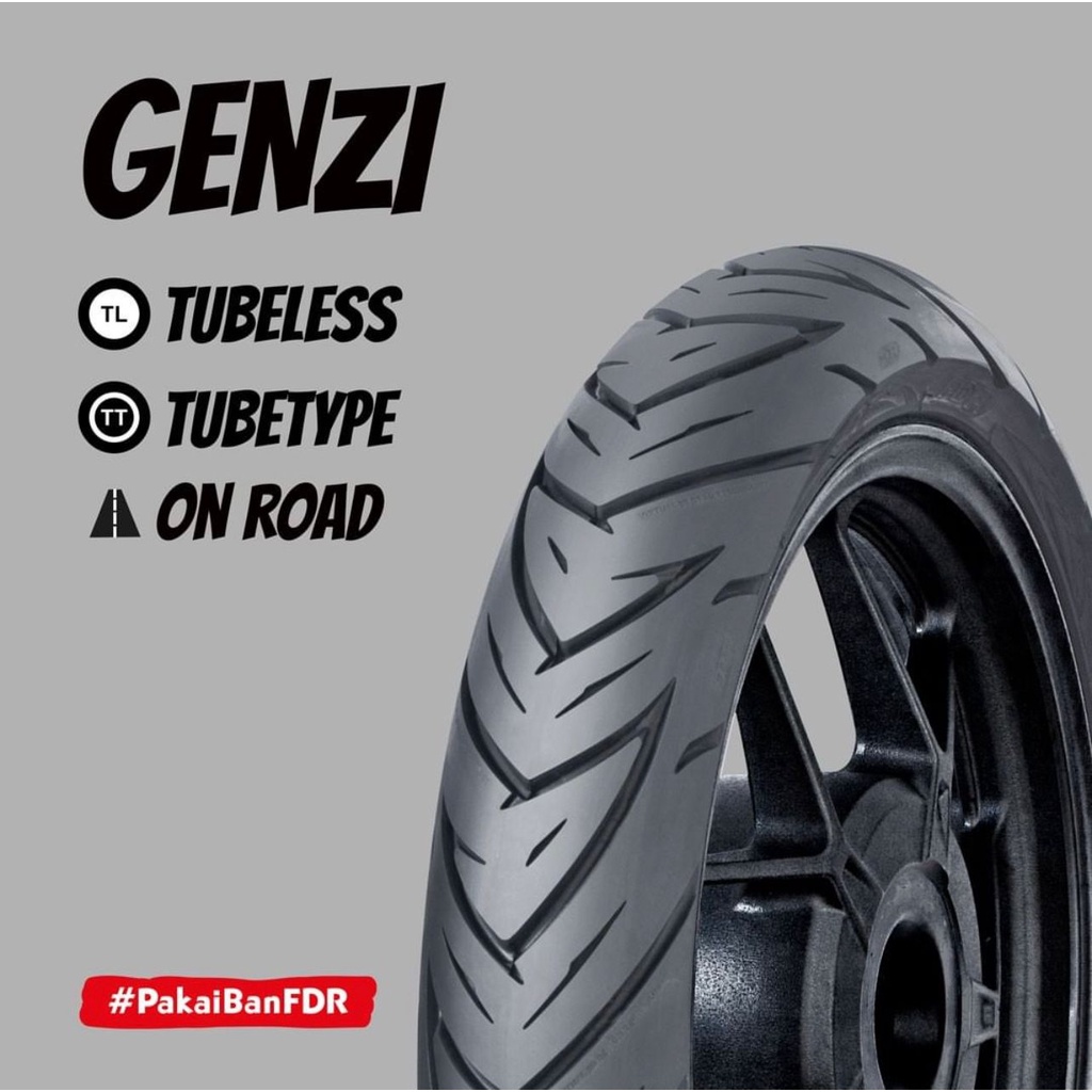 Jual BAN TUBELESS MATIC MERK FDR GENZI 80/80-14 FDR motif GENZI ...