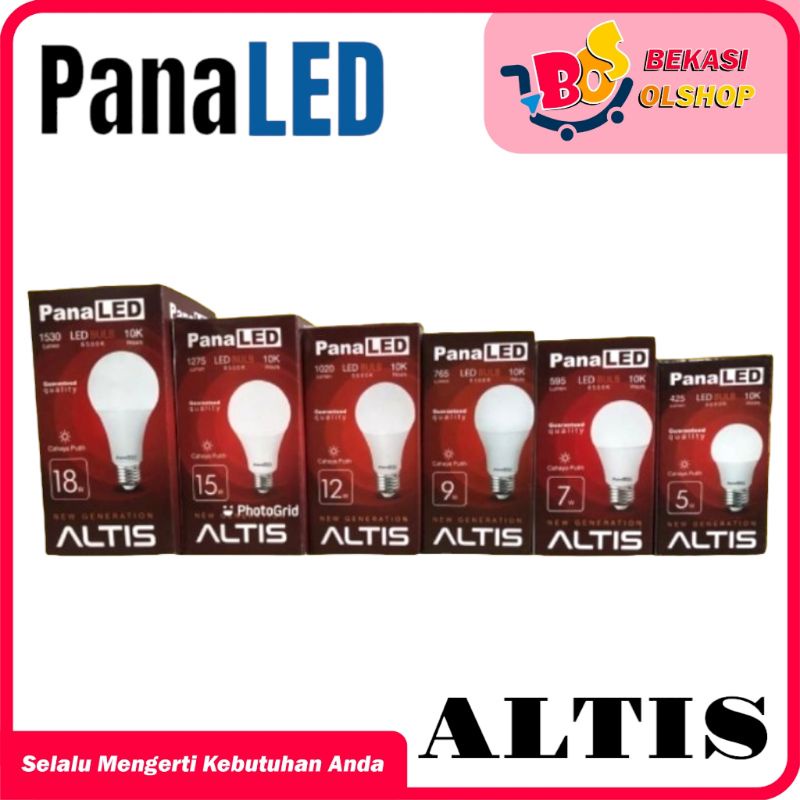 Jual LAMPU LED PANALED ALTIS / LAMPU LED MURAH / BOHLAM LAMPU LED ...