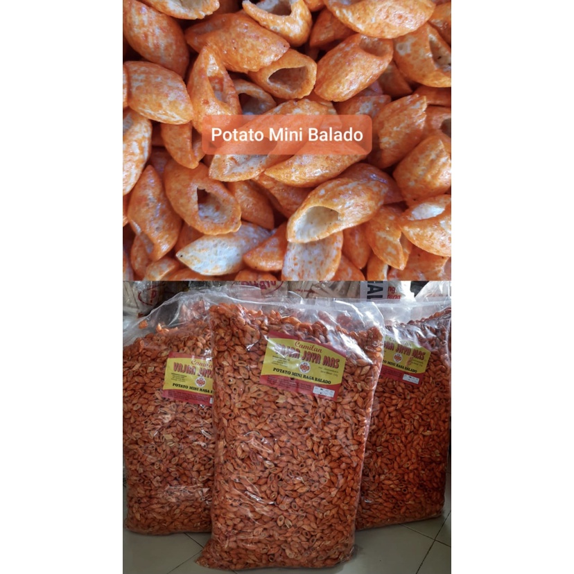 Jual SNACK KILOAN MURAH - POTATO MINI BALADO 250 GRAM | Shopee Indonesia