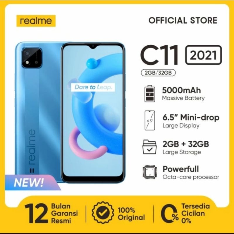 Jual Realme C11 2021 2/32 Blue | Shopee Indonesia