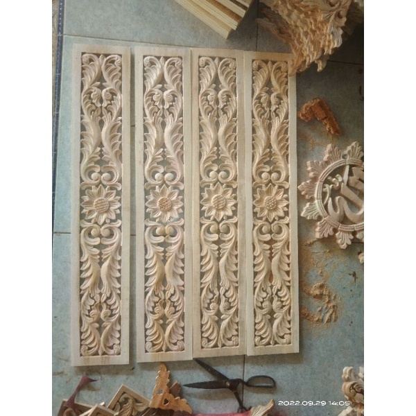 Jual ornamen ukiran tempel 14x80 dekorasi dinding | Shopee Indonesia