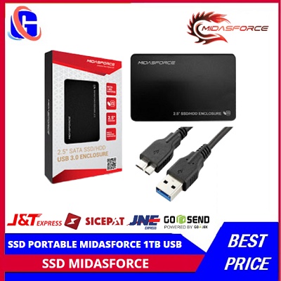 Jual SSD PORTABLE MIDASFORCE 1TB USB 3.0 - SSD EKSTERNAL 1 TB New ...