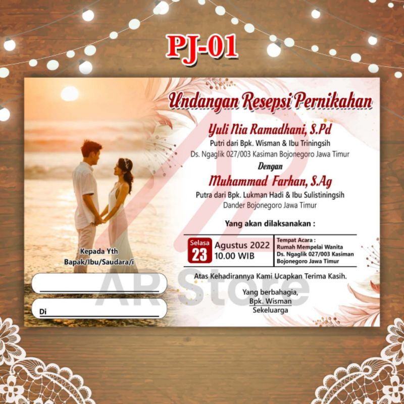 Jual UNDANGAN PUNJUNGAN / UNDANGAN / UNDANGAN PERNIKAHAN | Shopee Indonesia