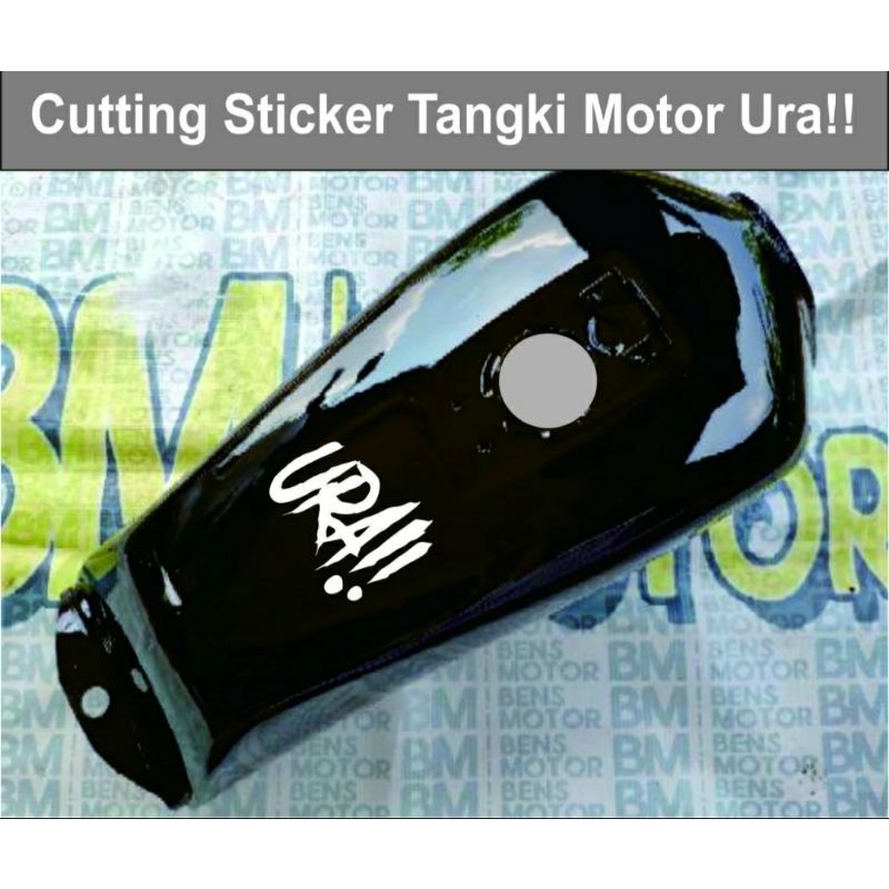 Jual Cutting Stiker/Sticker Tangki Motor Ura Viral | Shopee Indonesia