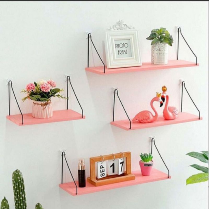 Jual RAK FURNITURE/RAK DINGDING SERBAGUNA MODEL GANTUNG BESI | Shopee ...