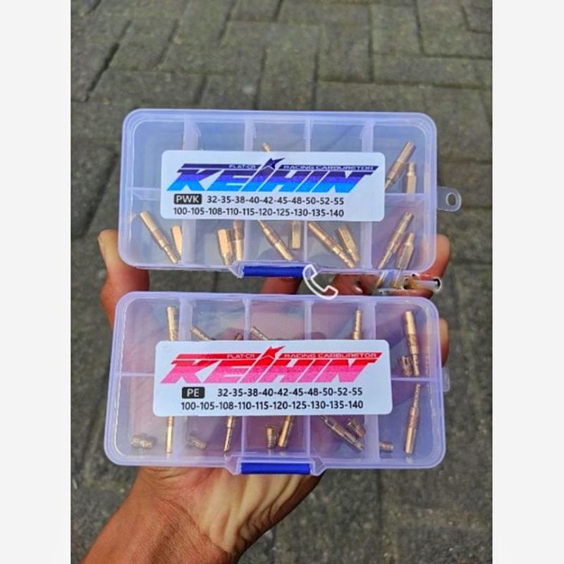 Jual Paket spuyer pilot jet main jet set lengkap Karbu PWK PE PWL TIGER | Shopee Indonesia