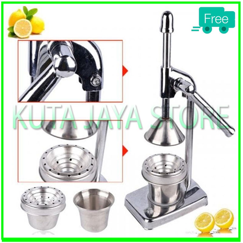 Jual ALAT PEMERAS PEMERASAN JERUK MANUAL BESI STAINLEES/ ALAT PERASAN ...