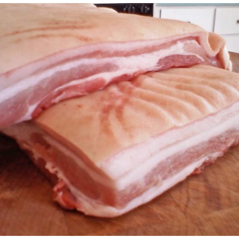 Jual SAMCAM MENTAH 1 KG PORK BELLY UTUH 1000GR DAGING BABI PERUT BABI ...