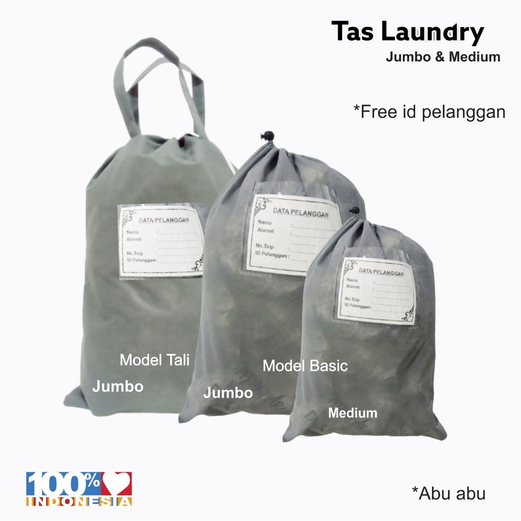 Jual Promo Tas Laundry Jumbo Custum Sablon - Laundry Bag - Tas Laundry ...