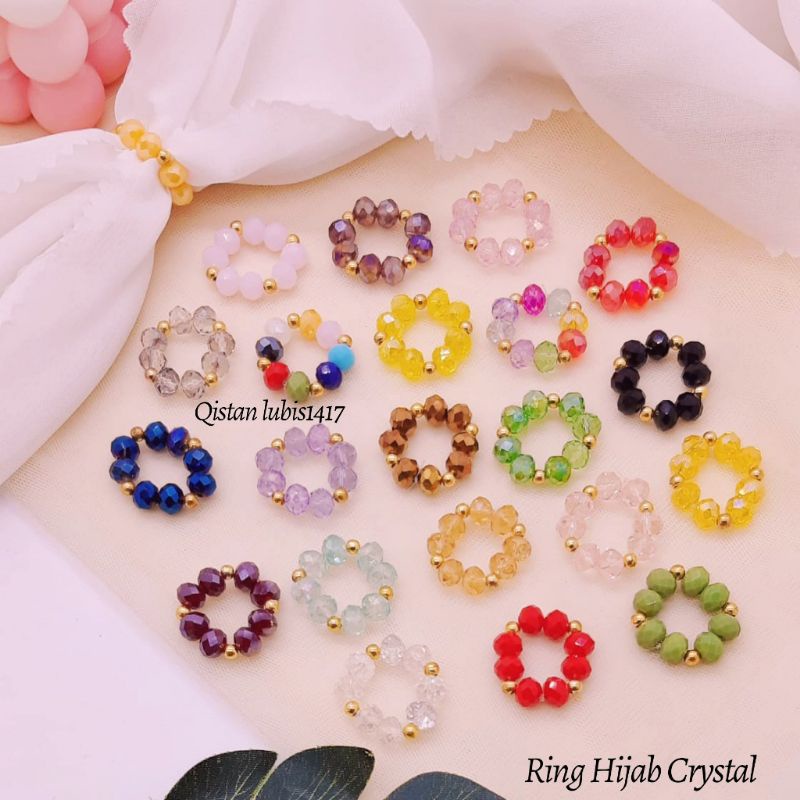 Jual Ring Hijab Crystal|Ring Hijab Hand Made|Pelengkap Hijab | Shopee ...