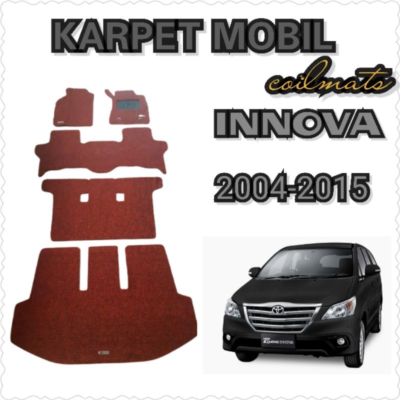 Jual karpet mie coilmats alas mobil toyota innova/ grand new innova ...