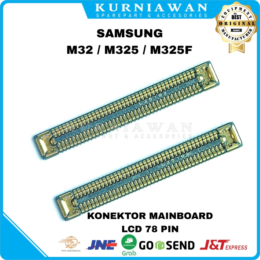 Jual Konektor Mainboard Samsung M32 M325 M325f Soket Main Board Lcd FPC 78 Pin | Shopee Indonesia