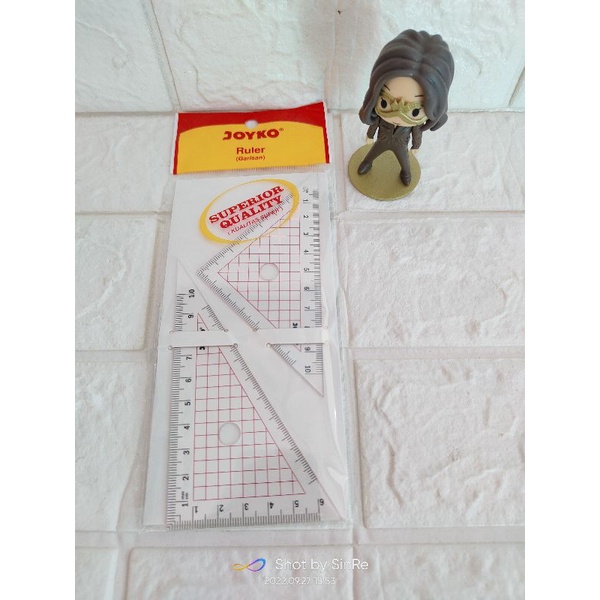 Jual 1 set !! Garisan Joyko/penggaris shape joyko/penggaris busur rol ...