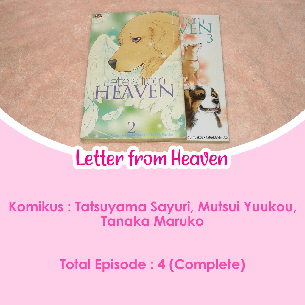 Jual LETTERS FROM HEAVEN karya TATSUYA SAYURI, MUTSUI YUUKOU, TANAKA MARUKO komik second bekas ...