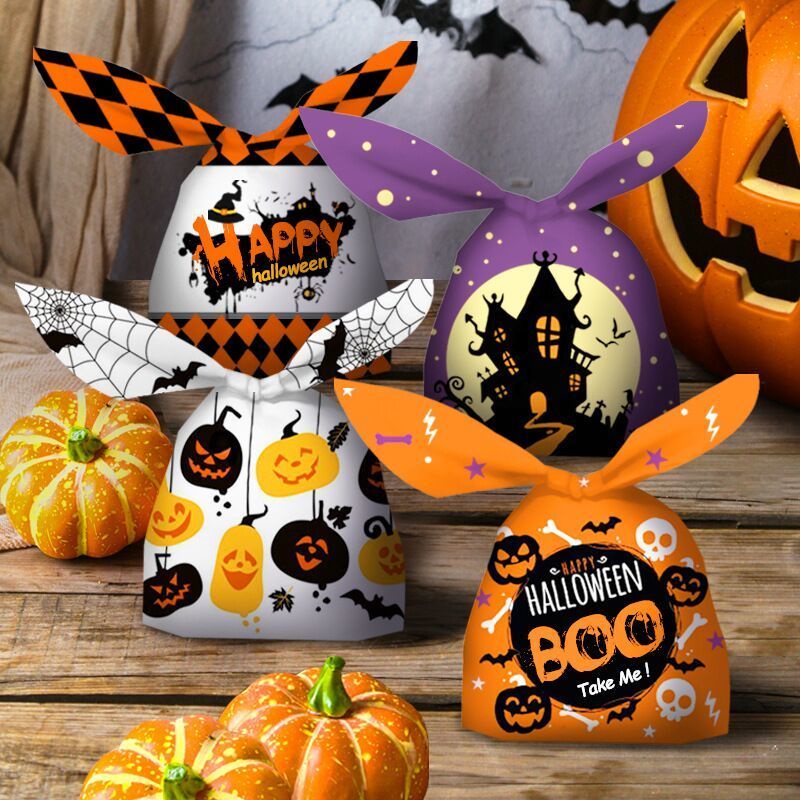 Jual Tas Kemasan Halloween Baru Telinga Kelinci Tas Permen Labu Tas ...