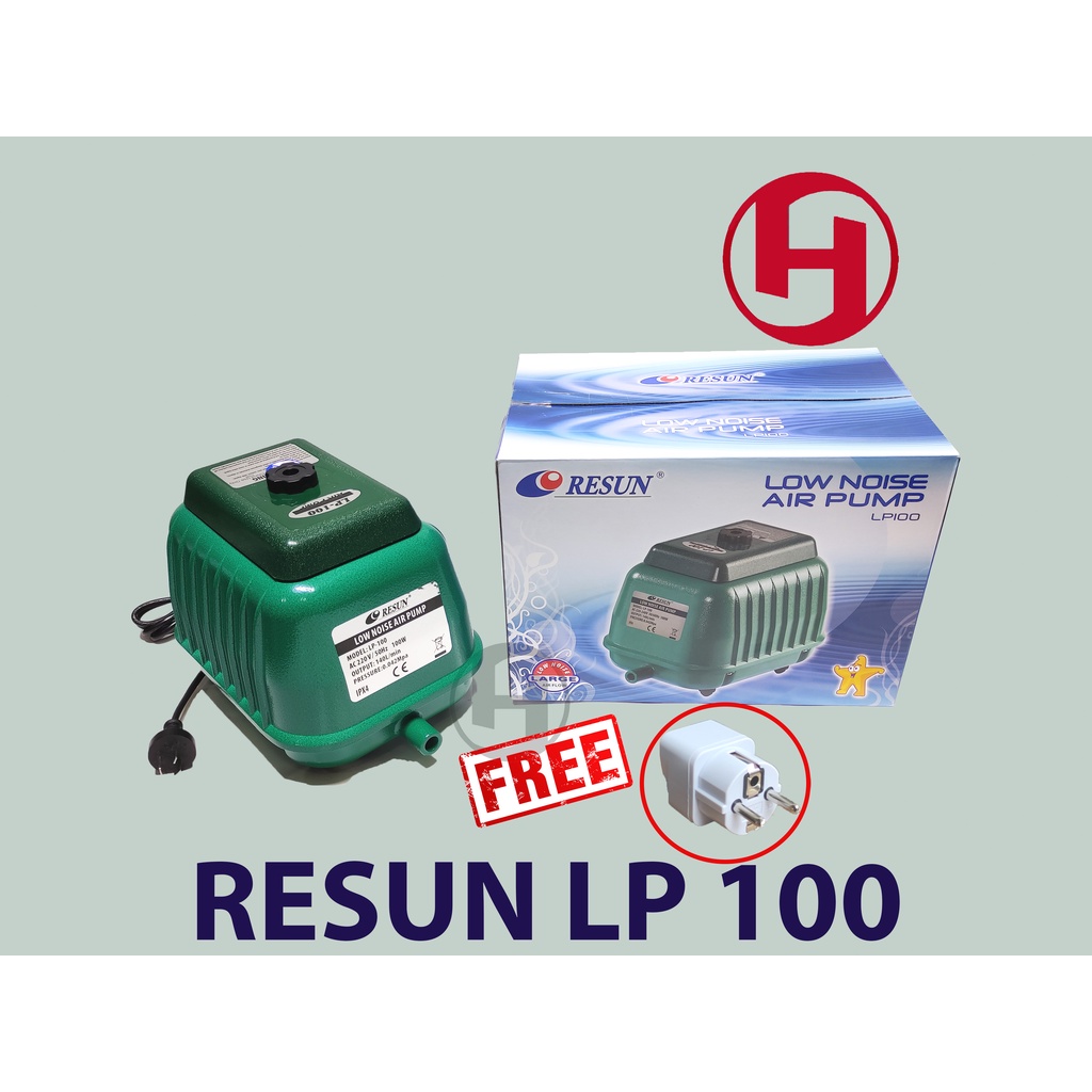 Jual ORIGINAL RESUN AERATOR LP 100 POMPA UDARA LOW NOISE AIR PUMP ...