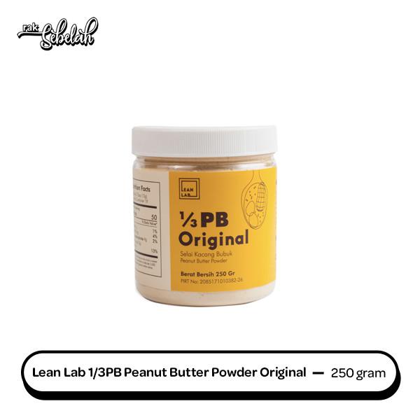 Jual Selai Lean Lab 1/3Pb Peanut Butter Powder Original 250Gr Selai ...