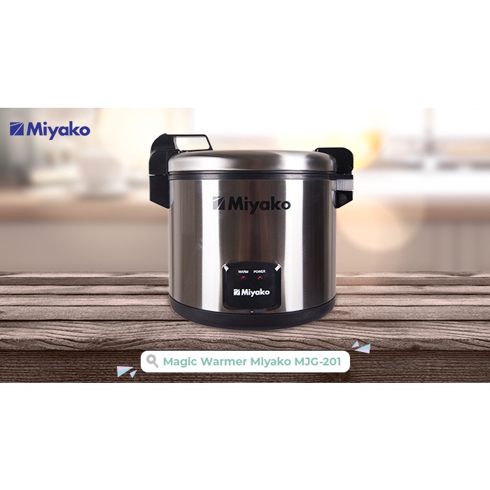 Jual MAGIC JAR RICE WARMER MIYAKO 3in1 20 LITER MJG 201 STAINLESS ...