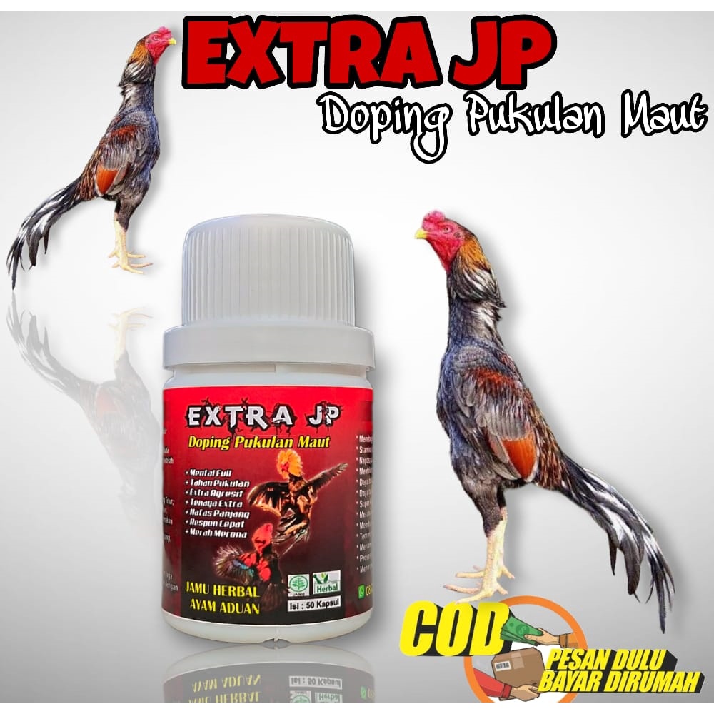 Jual Jamu Herbal Ayam Aduan Tarung Doping Extra JP Untuk Ayam Juara ...