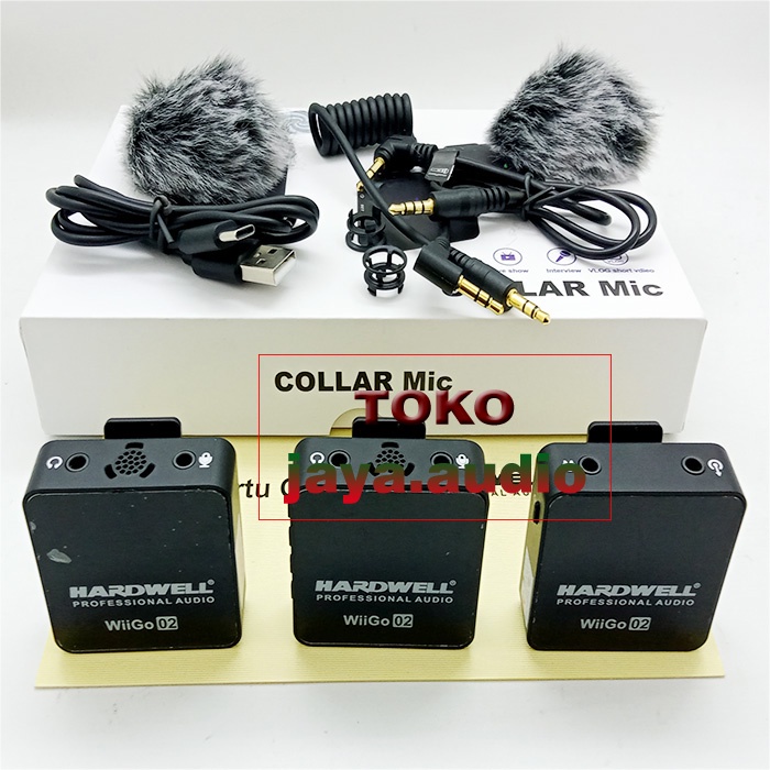Jual Mic Camera Wireless DSLR & Smartphone HARDWELL WIIGO 02 Mik Vlog ...