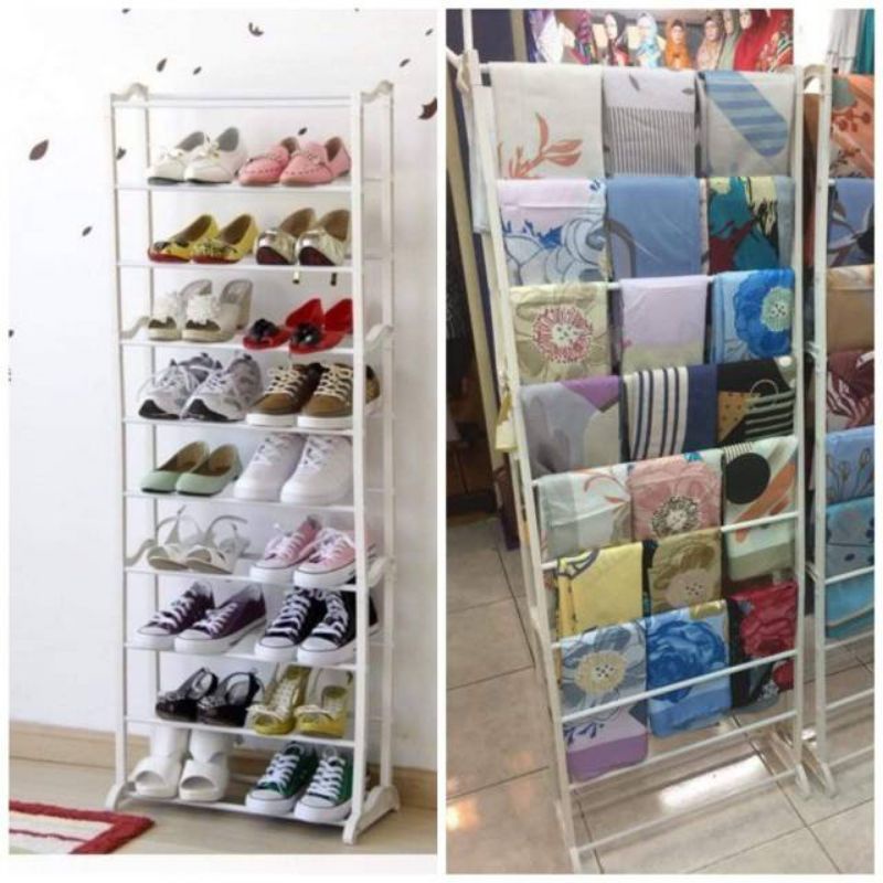 Jual Rak Jilbab Gantungan jilbab hijab mukenah hanger jilbab tempat ...