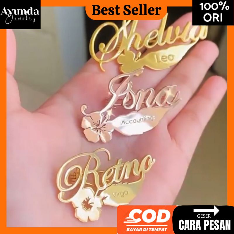 Jual Bros Nama custom Bros custom Bros logo custom Bros hijab Bros emas ...
