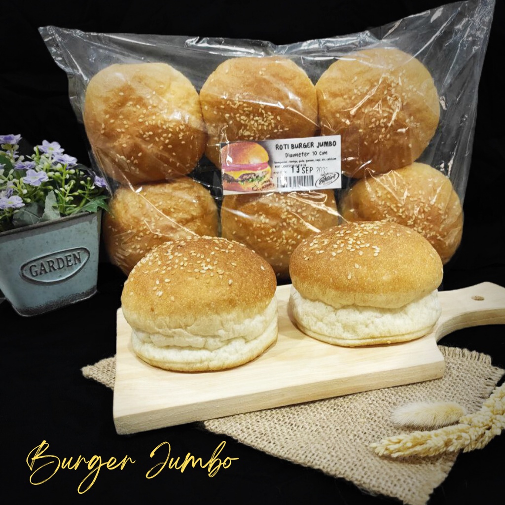Jual Bintari Roti Burger Isi 6 | Burger Buns | Bun Frozen | Shopee ...