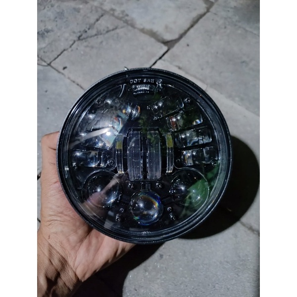 Jual Lampu daymaker 16 led 5,75inch kota biru lampu daymaker kota biru ...